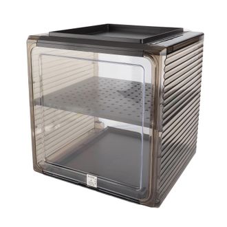 Generic Durchsichtiger Acryl-Wasserflaschen-Organizer, staubdichter Becher-Organizer, schlanke Speisekammer-Organizer, leicht zu reinigendes Tassen-Aufbewahru