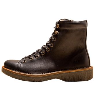El Naturalista Damen Combat Boots Volcano, Frauen Stiefeletten,Wechselfußbett,schnürstiefel,Stiefel,Bootee,Booties,Black,36 EU / 3.5 UK