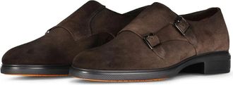 Santoni Loafer - Flat Shoes Brown - Gr. 44,5 (EU) - in Blau - f&uuml;r Damen