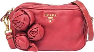 Prada Pre-owned Nappa Rose Bp0166 Sac bandouli&egrave;re - Femme - Pre-owned - Rose - Taille: ONE Size