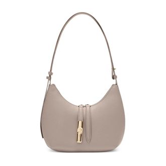 Furla Femme, Sacs, Beige, Taille: ONE Size Goccia Shoulder Bag S