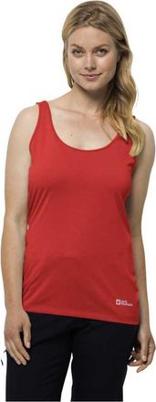 Jack Wolfskin Damen Pack & Go T-Shirt, Tango Orange, S