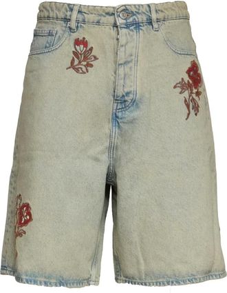 Dr&ocirc;le de Monsieur Homme, Shorts, Gris, Taille: L Denim Shorts