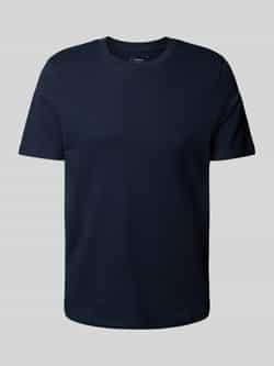 Mc Neal T-Shirt mit geripptem Rundhalsausschnitt