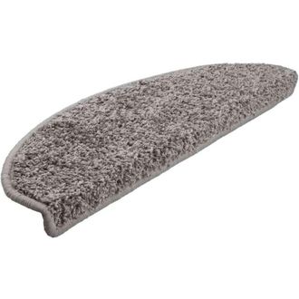 vidaXL Stufenmatten 20 Stk. 65x21x4 cm Grau Halbrund Gro&szlig; Vidaxl