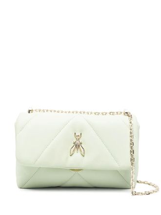 Patrizia Pepe sac à bandoulière à plaque Fly - Vert