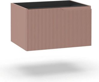 TFT Home Furniture Base avec 1 tiroir ZIP rose poudr&egrave;