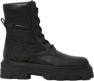 Moncler Femme, Chaussures, Noir, Taille: 37 EU Bottes &agrave; lacets Aurea