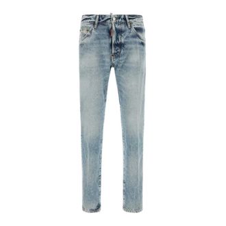 Dsquared2 Jeans aus Stretch-Denim im Vintage-Look - - Jeans - Herren - Blau - XL