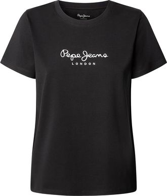 Pepe Jeans London Damen Berenice T-Shirt, Schwarz (Black), M