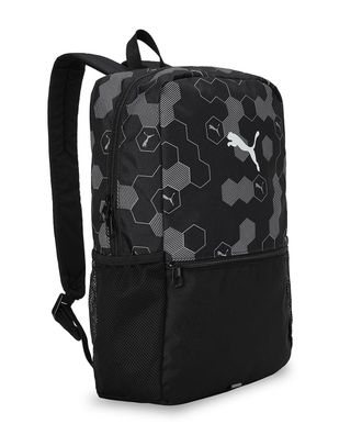 Puma Beta Backpack PUMA Black-Logo Pixel AOP