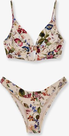Zimmermann Nylon bikini with floral print - ZIMMERMANN - gender_Woman