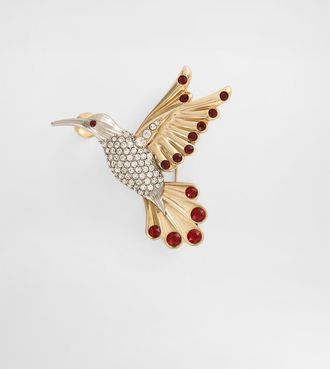 Dolce & Gabbana Kolibri-brosche - Mann Bijoux Mehrfarbig Metall Pz