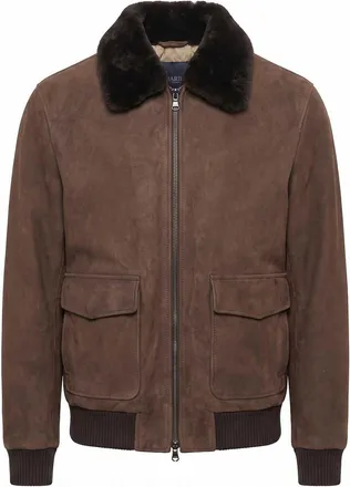 Barba Lederjacke - Dunkelbraun