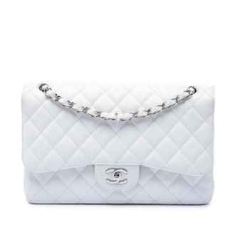 Chanel Sac bandouli&egrave;re matelass&eacute; vintage pr&eacute;-poss&eacute;d&eacute; - Femme - Pre-owned - Blanc - Taille: ONE Size