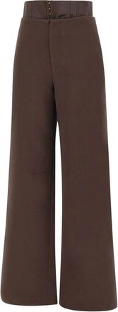 Rotate Rotate Birger Christensen, Femme, Pantalons, Brun, Taille: 36 FR Wide Pantalons