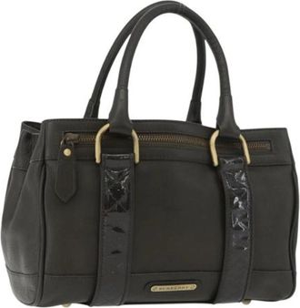 Burberry Pre-owned Vintage Tote Bag - Femme - Pre-owned - Noir - Taille: ONE Size