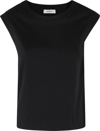 Gran Sasso Femme, Tops, Noir, Taille: 36 FR Boxy Tank Top
