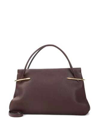 Givenchy Hobo Bags - Textured Brown Handbag With Gold-Tone Accents - Gr. unisize - in Grau - f&uuml;r Damen