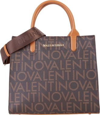 Valentino Shopper Schultertasche Regina Re Shopping Bag Moro/Naturale dunkelbraun