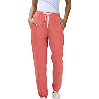 Generico Pantalon de sport pour femme dhiver pantalon de jogging pour femme avec poches taille haute pantalon de surv&ecirc;tement doux et confortable pantalon avec 
