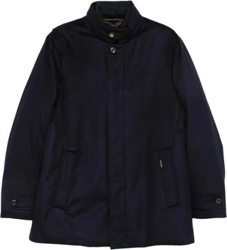 Moorer Manteau droit Reis - Homme - Manteaux - Bleu - Taille: M