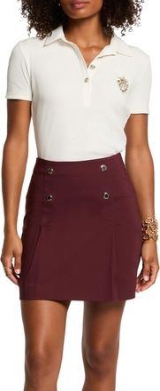 Morgan Kurzarm-T-Shirts, Off White M, Small