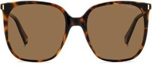 Polaroid PLD 6218/S Lunettes de Soleil, Havana, 56 Femme