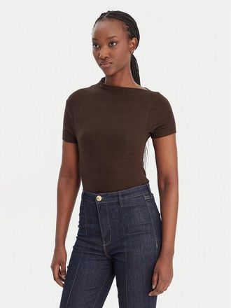 Guess Bluse W6RP16 KD012 Braun Regular Fit