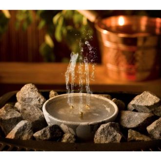 Hukka Design Mm_unverified_brand - Hukka Design Saunamaestro Springbrunnen aus Speckstein f&uuml;r Saunaofen mit Aufguss