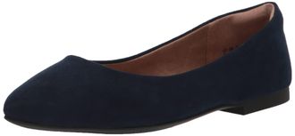 Amazon Essentials Damen Ballerinas mit spitzem Zehenbereich, Marineblau, 38.5 EU
