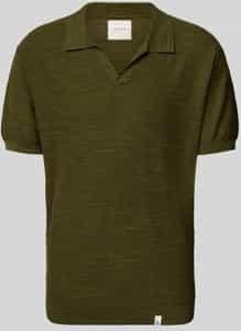 Colours & Sons Regular Fit Poloshirt mit V-Ausschnitt