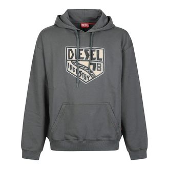 Diesel S-Box T-Aa4 Sweatshirt - - Sweatshirts & Hoodies - Herren - Grau - S
