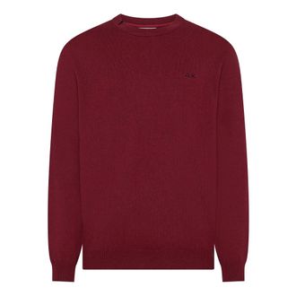 Sun 68 Pull &agrave; col rond - Homme - Pulls - Rouge - Taille: M