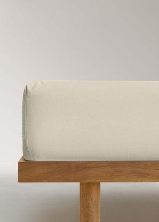 Mango Drap-housse enfant coton lav&eacute; lit 90 cm vert pastel - Home - Lit 90 cm - MANGO HOME