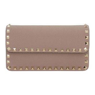 Valentino Rockstud Wallet - - Accessories - Damen - Rosa - ONE SIZE