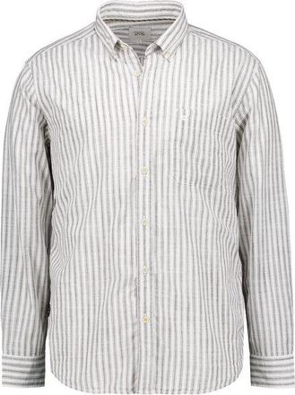 Camel Active Herren Hemd gr&uuml;n gestreift