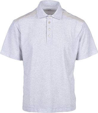 Eleventy Homme, Tops, Gris, Taille: S Polo Tessuto Tecnico