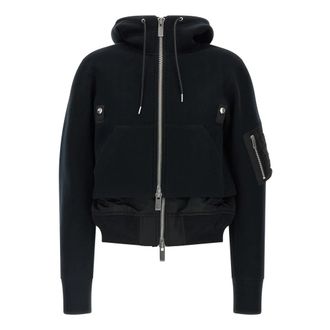 sacai Bomber Jackets - - Jackets - Damen - Schwarzk - M