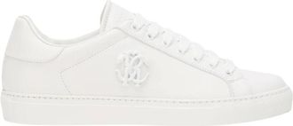Roberto Cavalli Femme, Chaussures, Blanc, Taille: 37 EU Baskets Monogram RC
