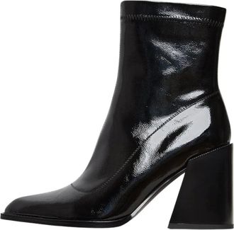 Cesare Gaspari Femme, Chaussures, Noir, Taille: 37 EU Bottines &agrave; talons blocs Layla