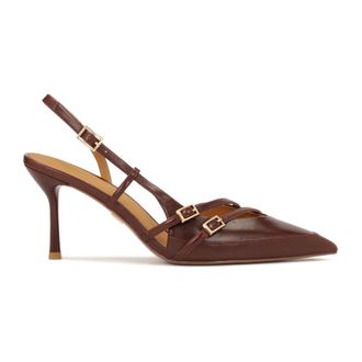 Kazar Braune Pumps mit offener Ferse - - Shoes - Damen - Braun - 39 EU