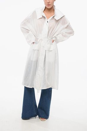 Ferragamo Leichter Parka Aus Seide Mit Kapuze Salvatore Ferragamo