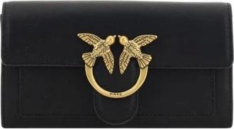 Pinko Pinko, Femme, Accessoires, Noir, Taille: ONE Size Love One Wallet