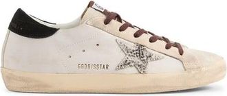 Golden Goose Baskets SUPER-STAR CLASSIC WITH LIST &agrave; lacets en cuir