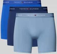 Tommy Hilfiger Boxershorts mit elastischem Bund mit Logo-Intarsien im 3er-Pack