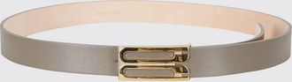 Victoria Beckham Ceinture en cuir de veau brillant