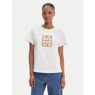Marella T-Shirt Emme by Marella Tema 2615971031 Wei&szlig; Regular Fit