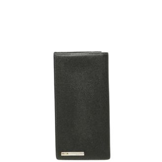 Cartier Portefeuille long Pre-owned Santos (bi-pli) - Homme - Pre-owned - Noir - Taille: ONE Size