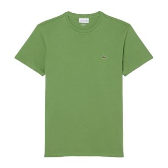 Lacoste Pima Baumwoll-T-Shirt - - Tops - Herren - Gr&uuml;n - XL